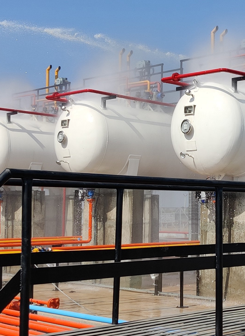 LPG Mounded Storage Plant Installation, LPG Above Ground Storage Plant ...